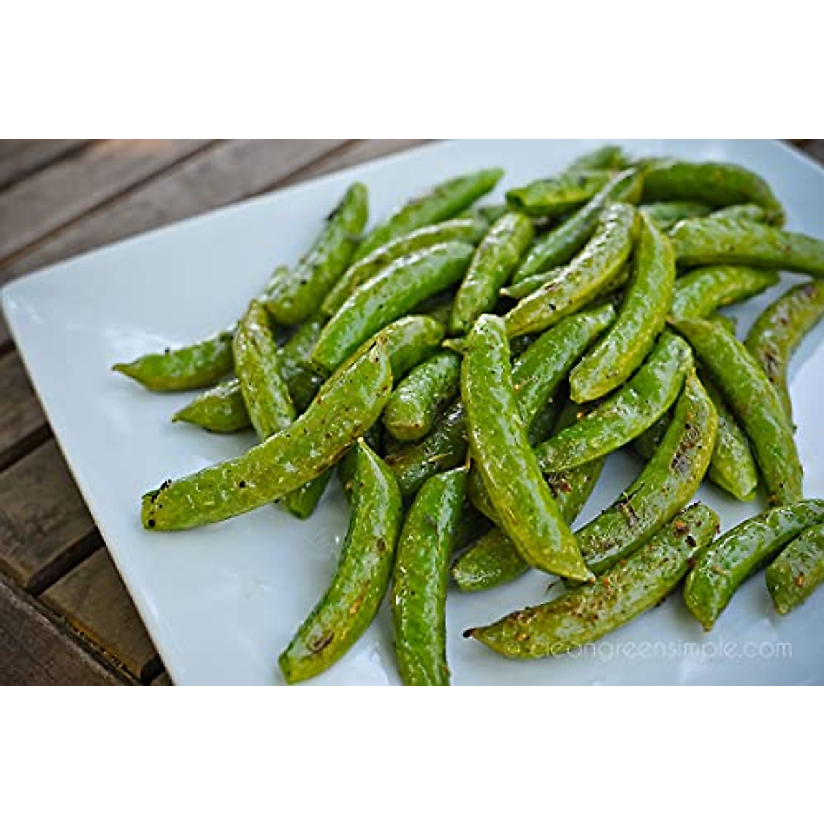 Gaea's Blessing Seeds - Sugar Snap Pea Seeds - Non-GMO Seeds for Planting with Easy to Follow Instructions 94% Germination Rate (Pack of 1)