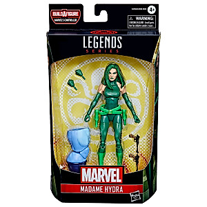 Marvel Legends Series Madame Hydra Comics Action Figure 6-Inch Collectible Toy, 4 Accessories, 1 Build-A-Figure Part.