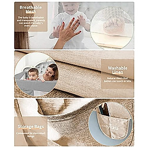 Bed Rails for Toddlers, Extra Tall Specially Designed for Twin, Full, Queen, King Size - Safety Bed Guard Rails for Kids (1 Side:78.74"(L) x27"(H), Khaki)