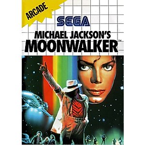 Michael Jackson’s Moonwalker for Sega Master (Complete with box and manual)