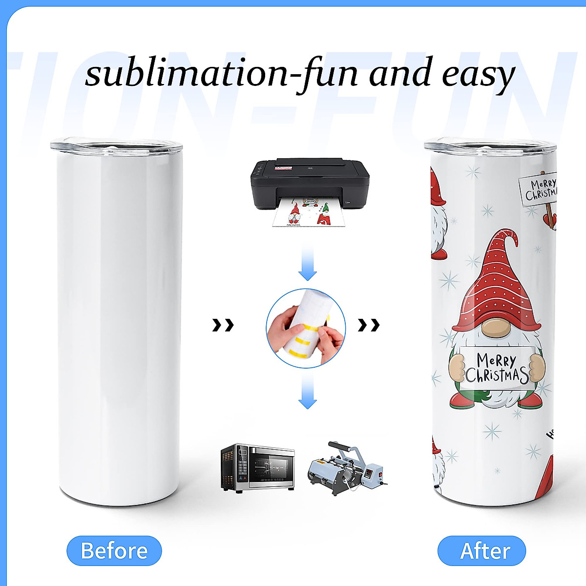 Icesip 50 Pack 20 OZ Sublimation Tumblers Blanks, Bulk 20oz Tumbler Blank for Sublimation Cups with Lids and Straws, Stainless Steel Double Wall Insulated Straight Mugs with Box