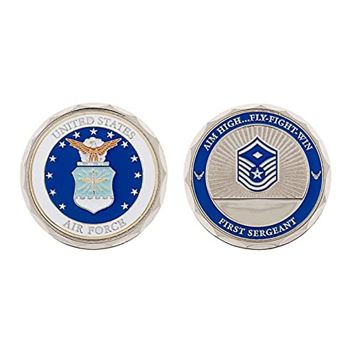 United States Air Force USAF First Sergeant Rank Challenge Coin