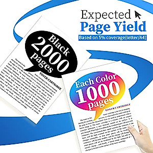 Coloner 6027 Toner Cartridge Remanufactured 6022 Toner Cartridge Replacement for Xerox Phaser 6020/6022 Xerox WorkCentre 6027/6025 Laser Printer Ink (KCMY 4-Pack Set)