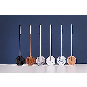 Gingko Octagon One Rechargeable Modern LED Desk Lamp Touch Sensitive Black