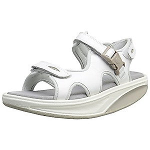 MBT Rocker Bottom Shoes Women’s – Everyday Casual Sandals Kisumu - White