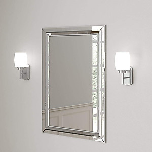 Hampton Bay Tamworth 1-Light Brushed Nickel Sconce