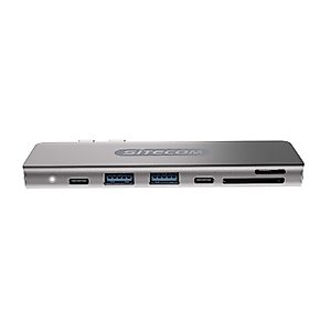 Sitecom CN-391 Dual USB-C Multiport Adapter for MacBook Pro - 2X USB-C to 1x HDMI + 2X USB 3.1 + USB-C 3.1 + UBS-C 3.1 Power Delivery