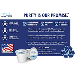 45-Pack Rinse & Clean Pods Compatible with Keurig K-Cup Single-Serve Coffee Brewers - Made in USA - Including Classic/1.0 & 2.0 K-Cup, 15 Count (Pack of 3)