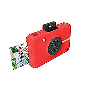 Zink Polaroid Snap Instant Digital Camera (Red) with ZINK Zero Ink Printing Technology