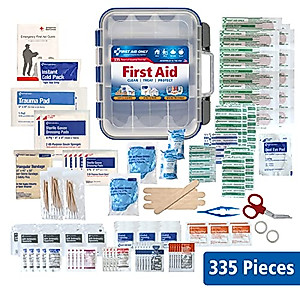 First Aid Only 335 Piece All-Purpose First Aid Kit, OSHA Compliant