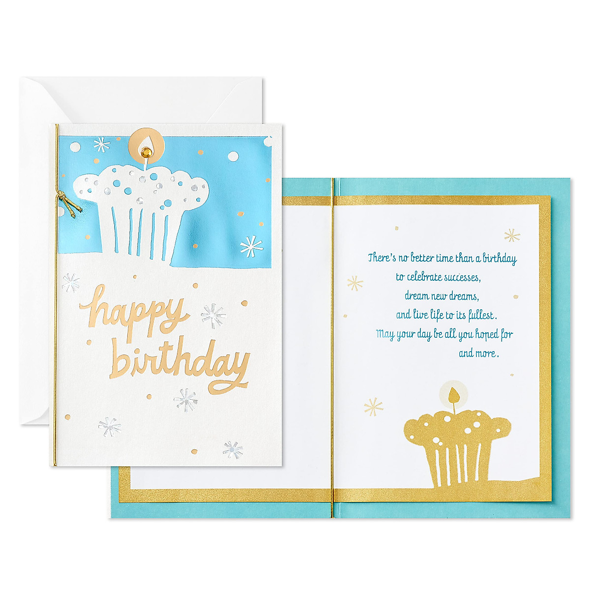 Hallmark Pack of 2 Birthday Cards (Good Day and Cupcake)