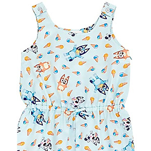 Bluey Muffin Bingo Toddler Girls Sleeveless Romper 2T