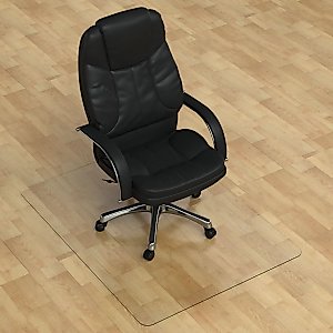 2Pack Thickest Chair Mat for Hardwood Floor - 1/8" Thick 47" X 35" Crystal Clear Chair Mat for Hard Floor, Can't be Used on Carpet Floor