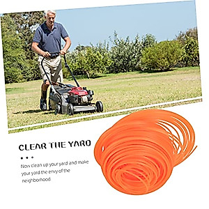 HANABASS Mowing line Grass Trimmer Wire Mower Accessories Brush Cutter line Trimmer line for Mower Garden Trimmer line Cordless Weed Wacker Brush Cutter Trimmer line Steel Wire Jagged