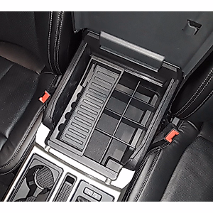 Vehicle OCD - Center Console Organizer for Ford F250 / F350 SuperDuty (2017-2022) and Expedition (2018-2024) (full console w/bucket seats ONLY) - Made in USA