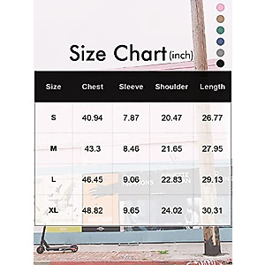 KEEPSHOWING Men's Cotton T-Shirts Oversized Unisex Short Sleeves Casual Loose Wash Solid Basic Tee Tops(A-Black XL)