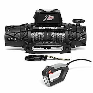 Smittybilt 98695 - Xrc Gen3 9.5K Comp Series Winch with Synthetic Cable - Not Vehicle Specific