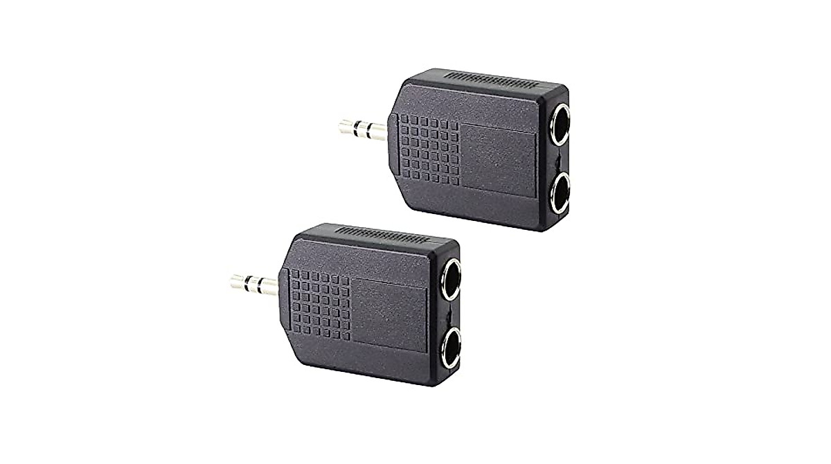 PNGKNYOCN 3.5mm to 6.35mm Stereo Audio Splitter - Durable & Portable