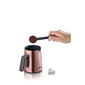 Arzum Okka Automatic Turkish Coffee and Hot Beverage Maker, Velvetiser, 120V, Black/Copper (OK0012-RUL)