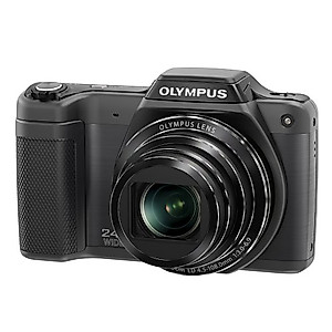 Olympus Stylus SZ-15 Digital Camera with 24x Optical Zoom and 3-Inch LCD (Black) (Old Model)