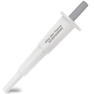 ONiLAB Mini Fixed Volume Pipette Manual Single Channel Pipettor, Laboratory Micro Pipette ，Micropipette Volume 200μl Gray