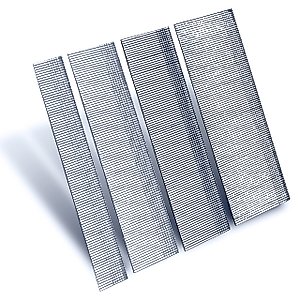 SimCos 18 Gauge Brad Nails 4 Sizes (2",1-1/2",1-1/4",3/4") Galvanized 18 GA Nail Gun Nails Assorted and Small Finishing Nails for Pneumatic, Electric Brad Nailer (Assembly 1000)