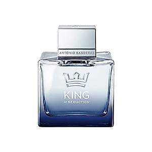 Antonio Banderas Perfumes - King of Seduction - Eau de Toilette for Men - Long Lasting - Masculine, Intense and Energetic Fragrance - Bergamot and Apple Notes - Ideal for Day Wear - 3.4 Fl Oz