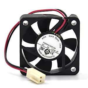 BAY Direct FD0540-A2212A FD0540-A3212A 40 x 40 x 10(mm) Fan for CeraDyna 5V 0.25A 2Wire DVR Cooling Fan (Thermal Compound; Spatula; Warranty Card Included)