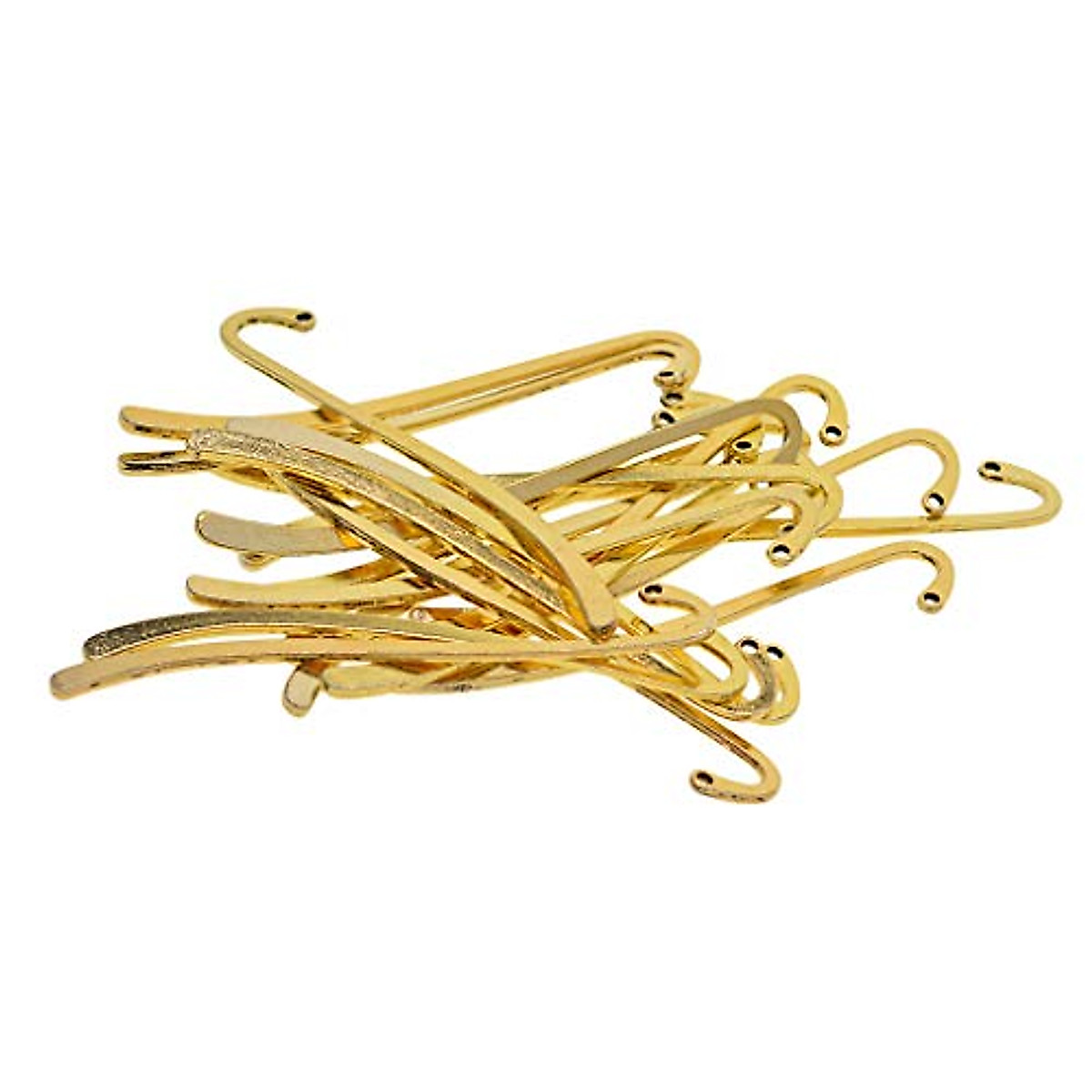 Amagogo 20 Bookmarks Book Markers Stationery Label Jewelry, Antique Gold