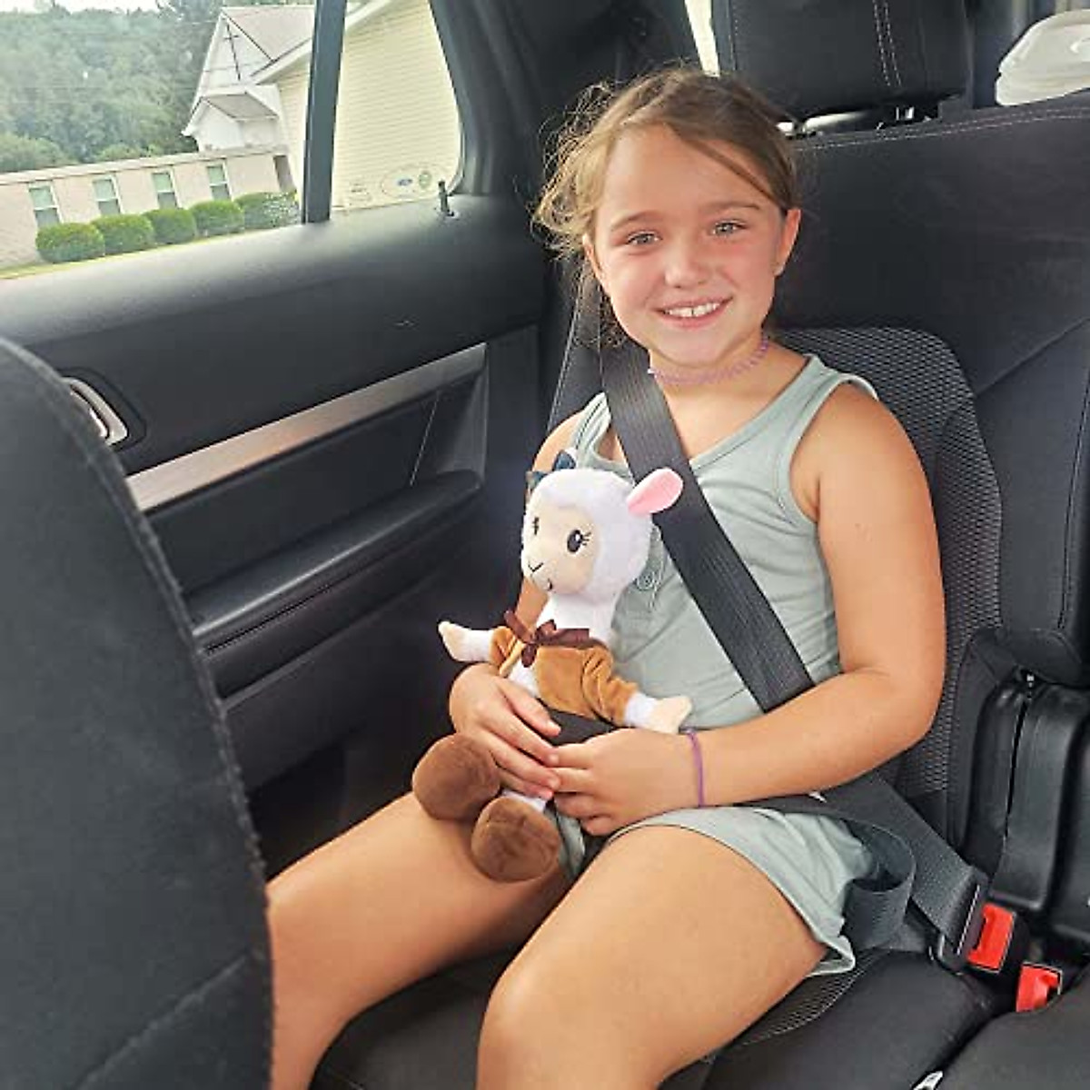 Playtime by Eimmie Plushible Rag Doll Alpaca - Soft Dolls for Baby, Girls, Boy, Toddler, & Infants - Stuffed Animal - Washable Fabric - Sensory Toys - 14 Inch Stuffed Rag Doll Alpaca Puppet