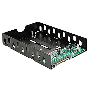 DeLOCK U.2 SFF-8639 to M.2 NVMe Key M/U.2 SFF-8639 Mounting Frame Converter with