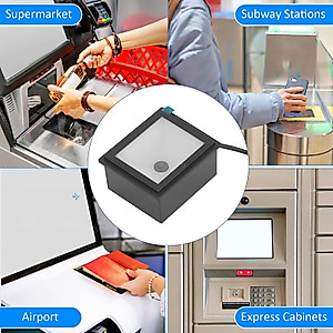 Embedded Bar Code Reader USB Interface Auto Sensing 1D 2D QR Barcode Scanner Module with Image Recognition Compatibility for Linux, XP,7,8,10, OS X