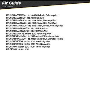 METRA Ltd 70-7304 Wiring Harness for Select 2010-Up Kia and Hyundai Vehicles & Scosche HY12B Compatible with Select 2010-17 Hyundai/Kia Power/Speaker Connector