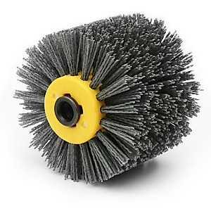 Burnishing Polishing Machine and Attachment for Angle Grinder, Angle Grinder Accessories Polishing Wheel Drawing Machine for Wood Stainless Steel Polishing