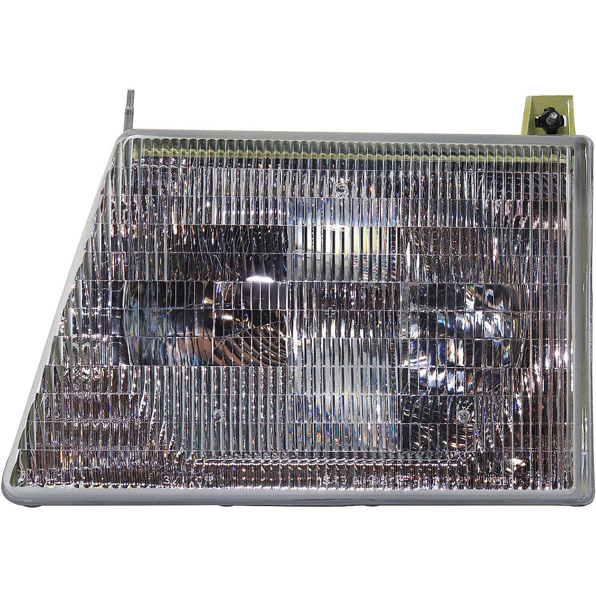 Evan Fischer Headlight Set Compatible with 1992-1996 Ford E-350 Econoline Club Wagon 1996 Super Duty Left Driver and Right Passenger Side Halogen With bulb(s)