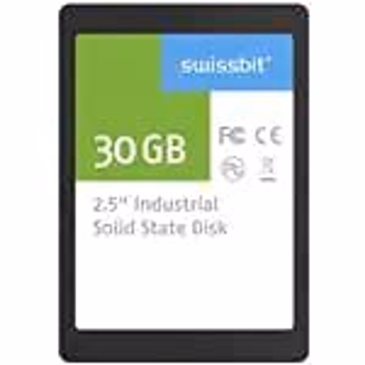 Swissbit SFSA030GQ1AA1TO-C-LB-226-STD, Solid State Drives - SSD Industrial SATA SSD 2.5", X-60, 30 GB, MLC Flash, 0 C to +70 C