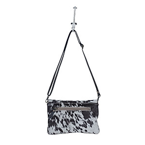 Myra Bag Blue Crescent Hand-Tooled Bag S-3995