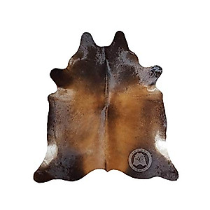Sunshine Cowhides Genuine Mahogany Brown Cowhide Rug XL 6 x 7-8 ft. 180 x 240 cm