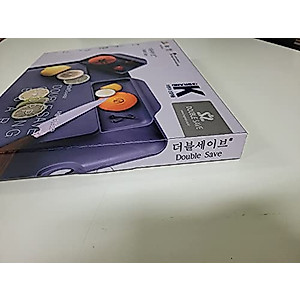 Double Save S Non-Slip Right Side Removable Compartments and Grooves to Prevent Spills Dishwasher Safe Cutting Board & Serving Tray