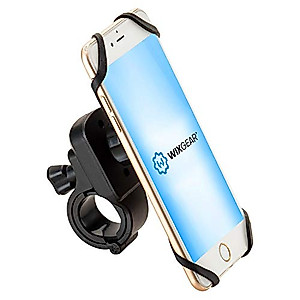 WixGear Magnetic Bike Mount, Universal Magnetic Bicycle & Motorcycle Handlebar Phone Holder for Cell Phones and GPS with Fast Swift-Snap Technology, Magnetic Bike Phone Holder