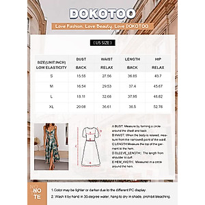 Dokotoo Women's Modern/Fitted, Green, X-Large