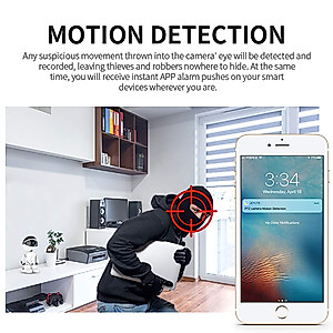 KuWFi Cloud Home Security IP Camera Robot Intelligent Auto Tracking Camera Wireless WiFi Baby Video Monitor Surveillance Camera 1080P