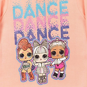 L.O.L. Surprise! Beats Dancebot Stardust Queen Big Girls Fleece Sweatshirt Pink 18-20