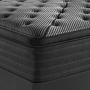 Beautyrest Black L-Class 14.5” Plush Pillow Top Queen Mattress, Cooling Technology, Supportive, CertiPUR-US, 100-Night Sleep Trial, 10-Year Limited Warranty