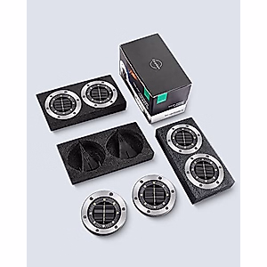 Carpdiem Solar Ground Lights,6 Packs New 8Led Flat Solar Disk Lights Outdoor Waterproof, Solar Puck Lights In-Ground Solar Disc Lights,Garden Solar Lights,Solar Yard Lights,Pathway Lights, Cold White