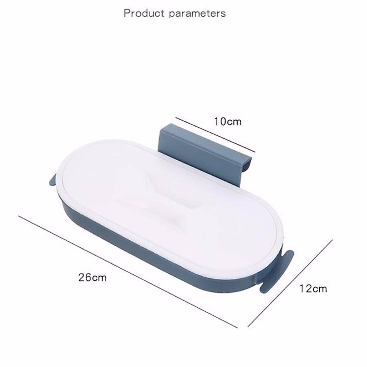 yuanxue 2Packs ABS Hanging Trash Bag Holder with Lid Over The Cabinet Door Cupboard Waste Garbage Trash Rack Hanger Multi-Purpose Storage Bag Holder for Kitchen Food Fruit Rubbish (Pink)