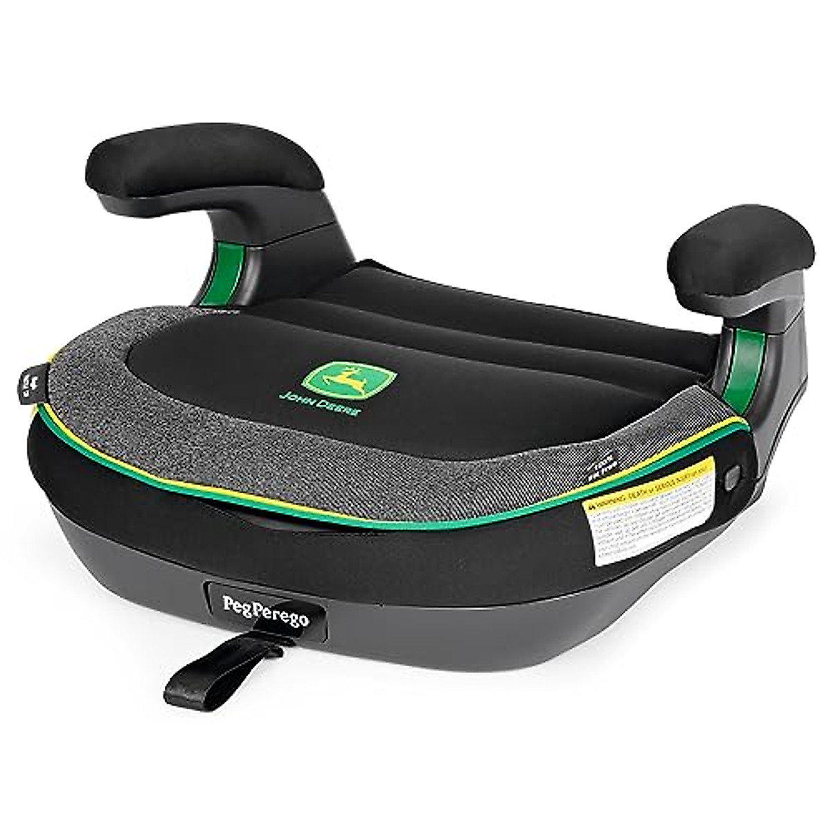 Peg Perego Viaggio Shuttle - Booster Car Seat - for Children from 40 to 120 lbs - Made in Italy - John Deere (Black & Green)