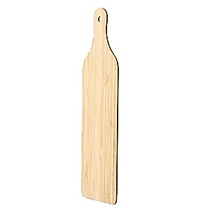 Restaurantware Nature Tek Bamboo Disposable Cheese/Charcuterie Board - 11 3/4" x 3 1/2" - 2 count box