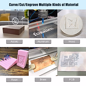 FoxAlien 4040-XE CNC Router Machine 300W Spindle + 20W Laser Module Kit