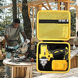 khanka Hard Carrying Case Replacement for DEWALT 20V MAX* XR Cordless Impact Wrench Kit DCF894B / DCF923B, Case Only